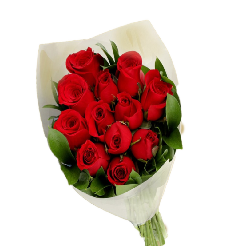 RAMO 12 ROSAS - Flores Paris